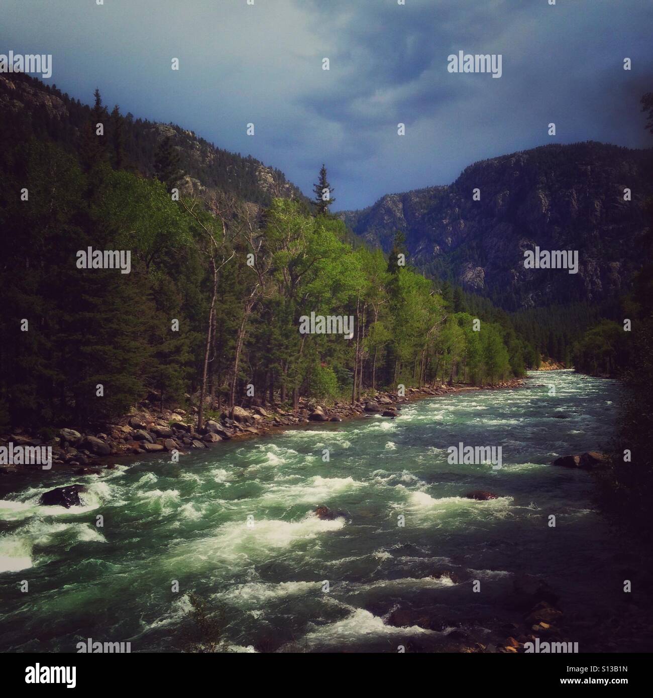 Colorado River Durango Railroad Stock Photo - Alamy