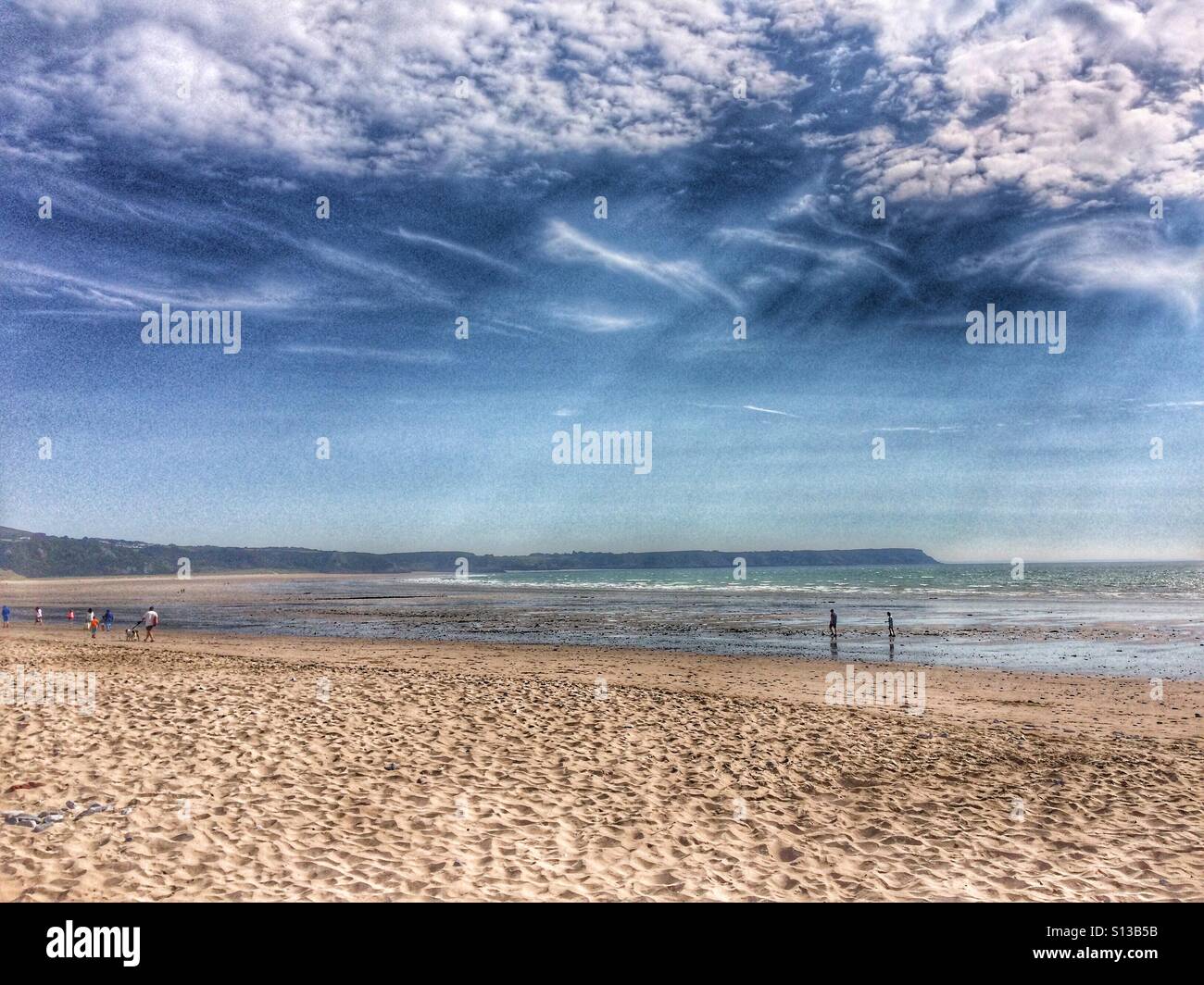Oxwich beach hi-res stock photography and images - Alamy