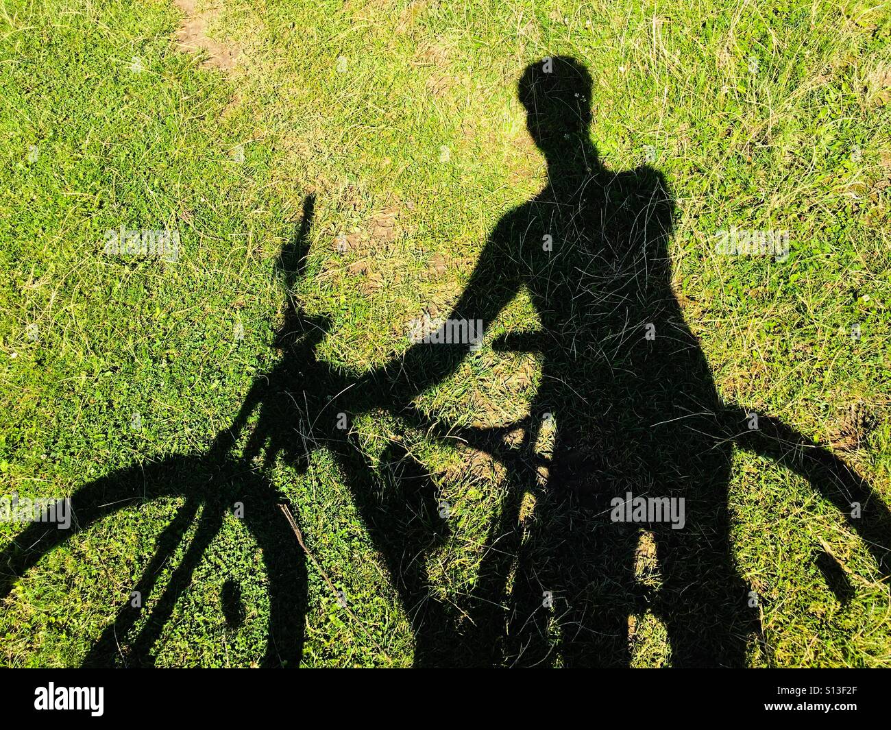 Biker shadow hi-res stock photography and images - Alamy