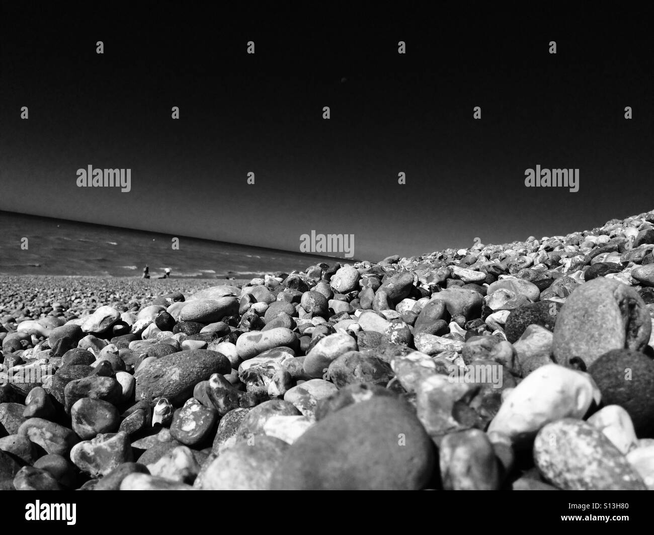 Brighton beach Black and White Stock Photos & Images - Alamy