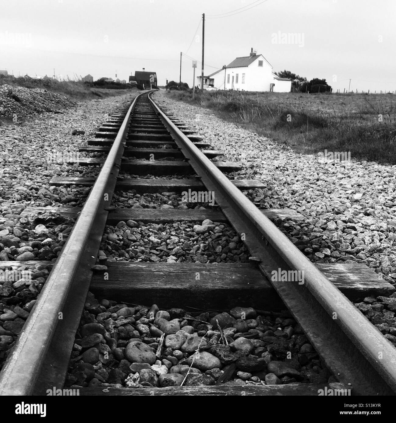 Telegraph lines railway hi-res stock photography and images - Alamy