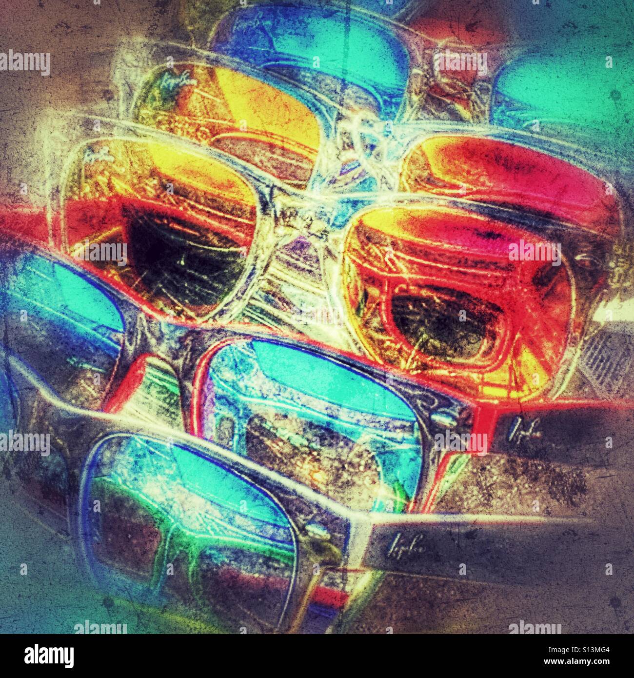 Sunglasses colours hi-res stock photography and images - Alamy