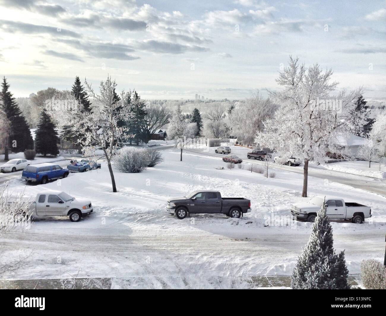 Suburban winter hi-res stock photography and images - Alamy
