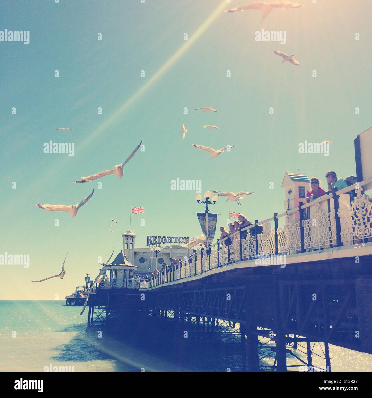 Summer in Brighton Stock Photo - Alamy