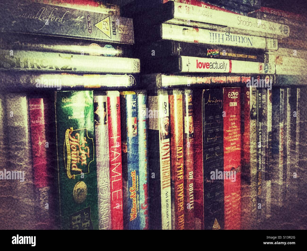 Dvds shelf hi-res stock photography and images - Alamy