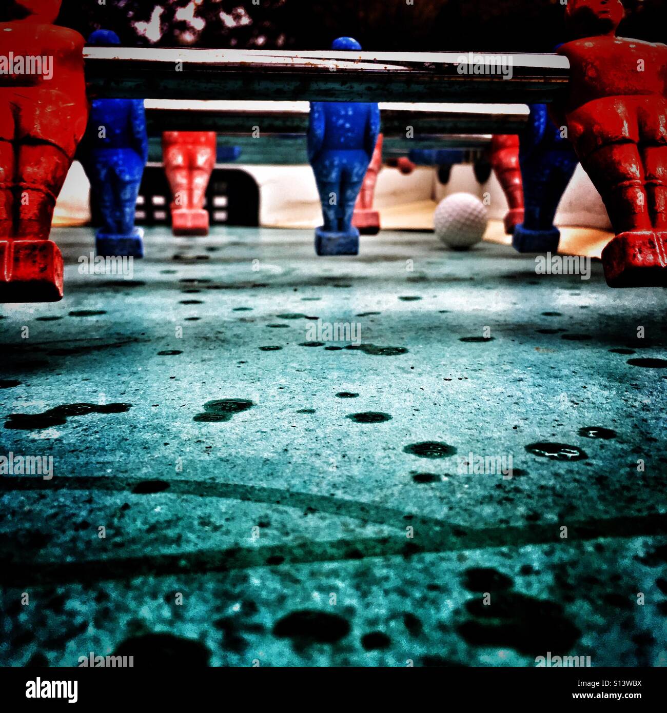 Table football / goal Stock Photo - Alamy