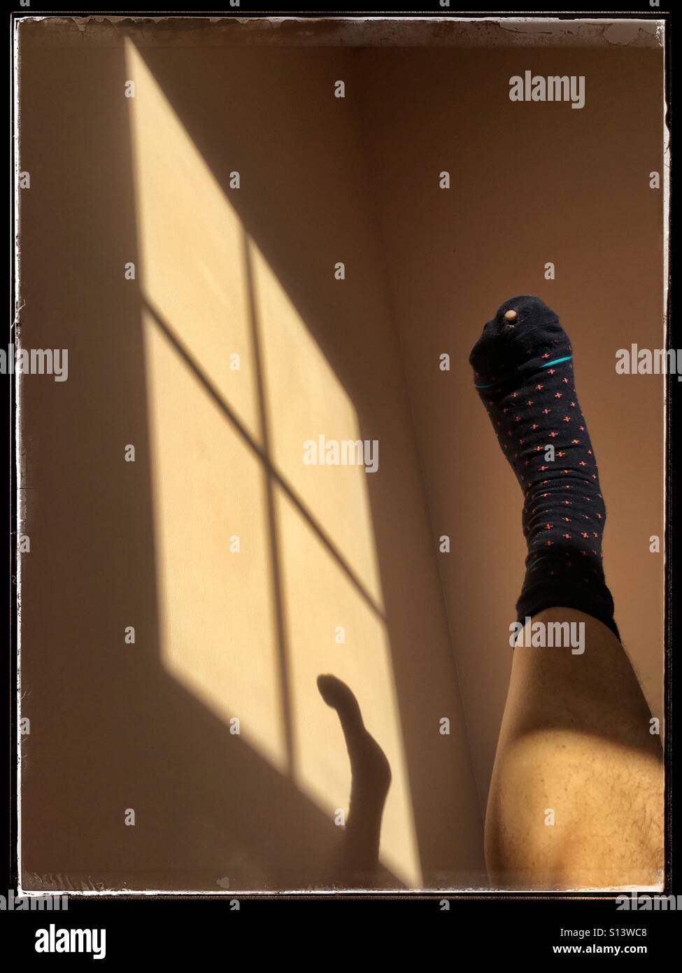 Shadow of foot hi-res stock photography and images - Alamy
