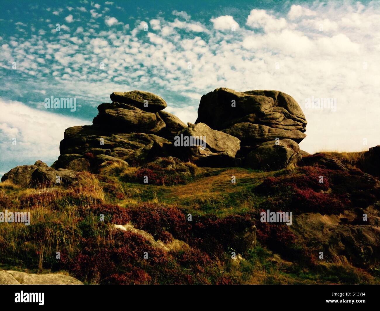 Froggatt edge autumn hi-res stock photography and images - Alamy