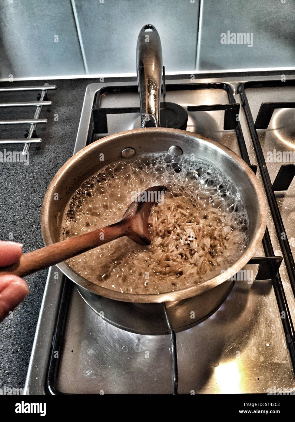 Boiling rice hi-res stock photography and images - Alamy