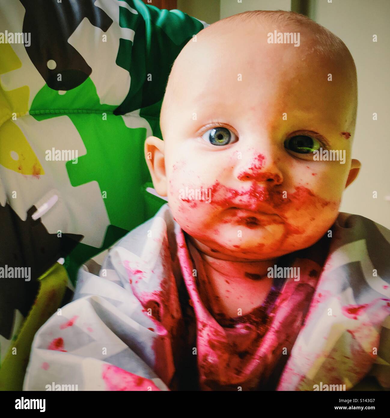 Messy baby hi-res stock photography and images - Alamy