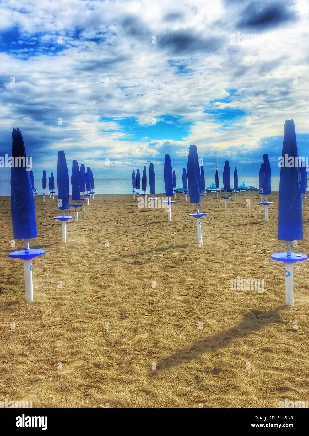 Blue Beach Summer Stock Photo - Alamy