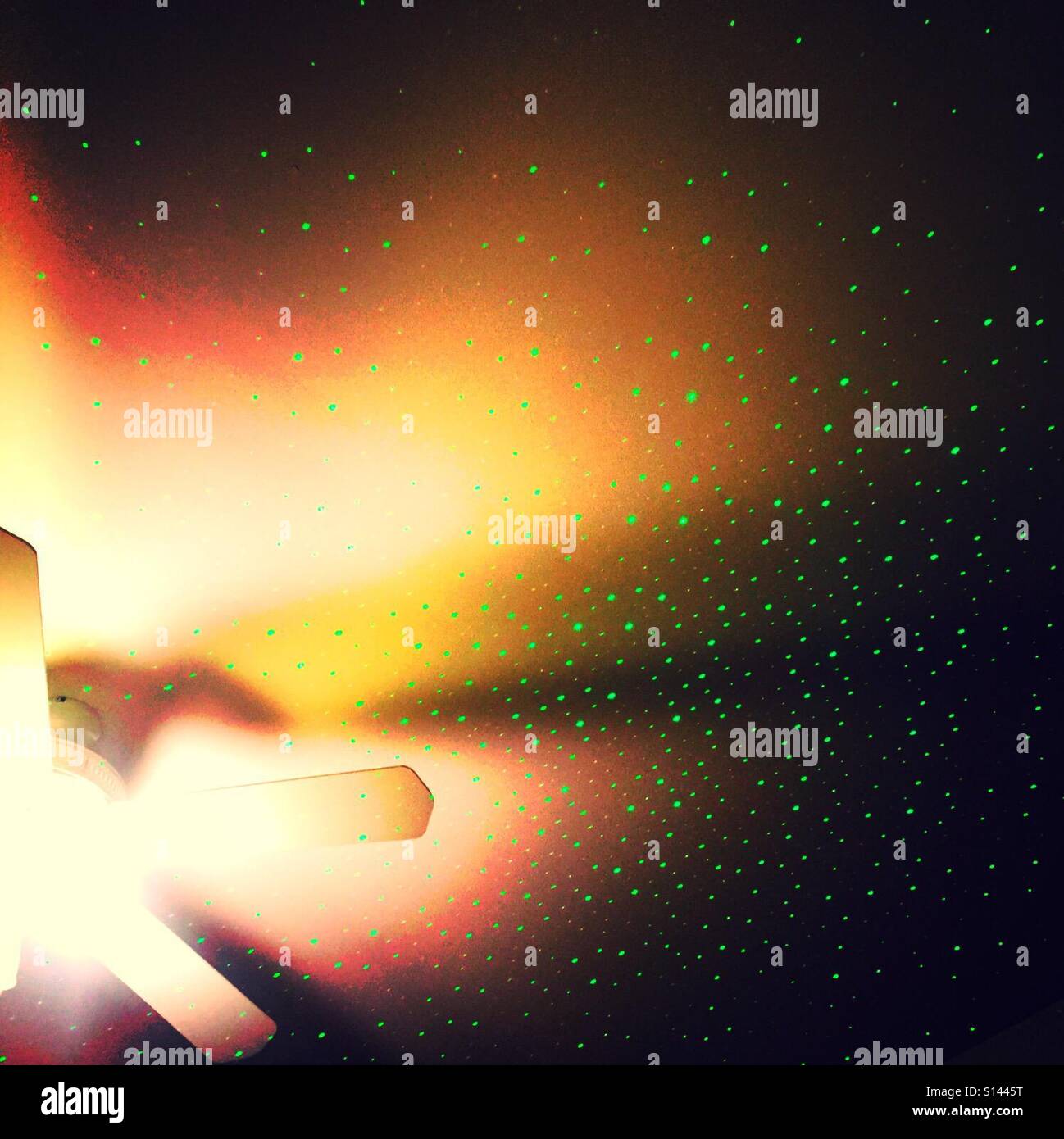 Fan of laser lights hi-res stock photography and images - Alamy