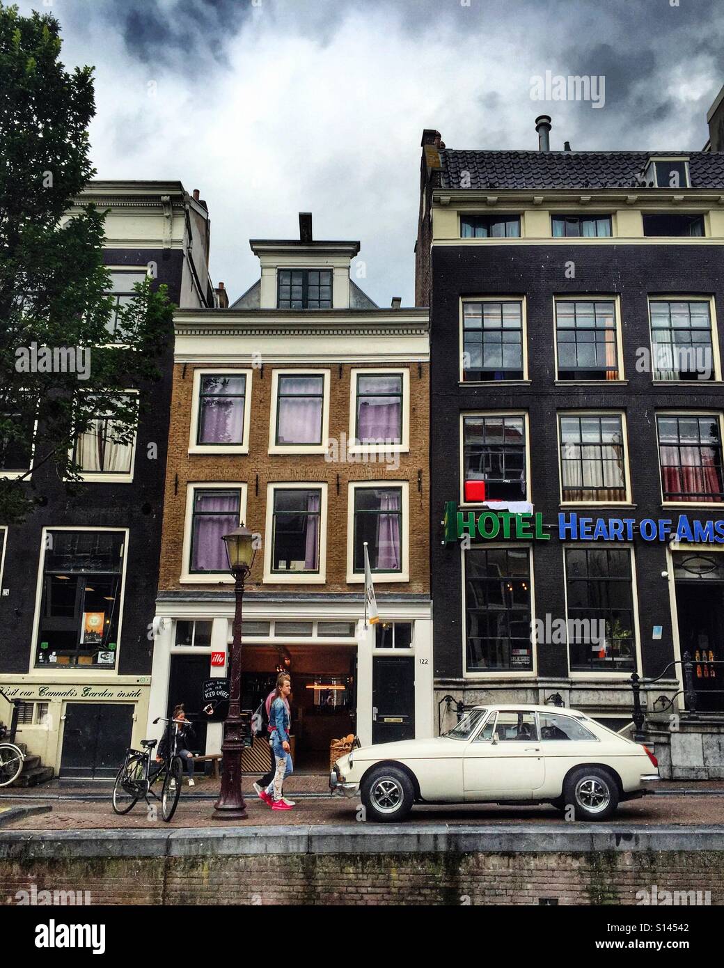 Amsterdam streets Stock Photo - Alamy