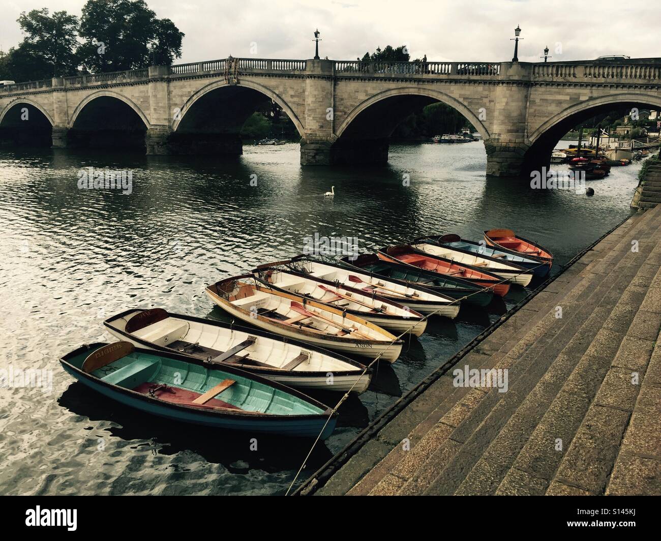 All in a row Stock Photo - Alamy
