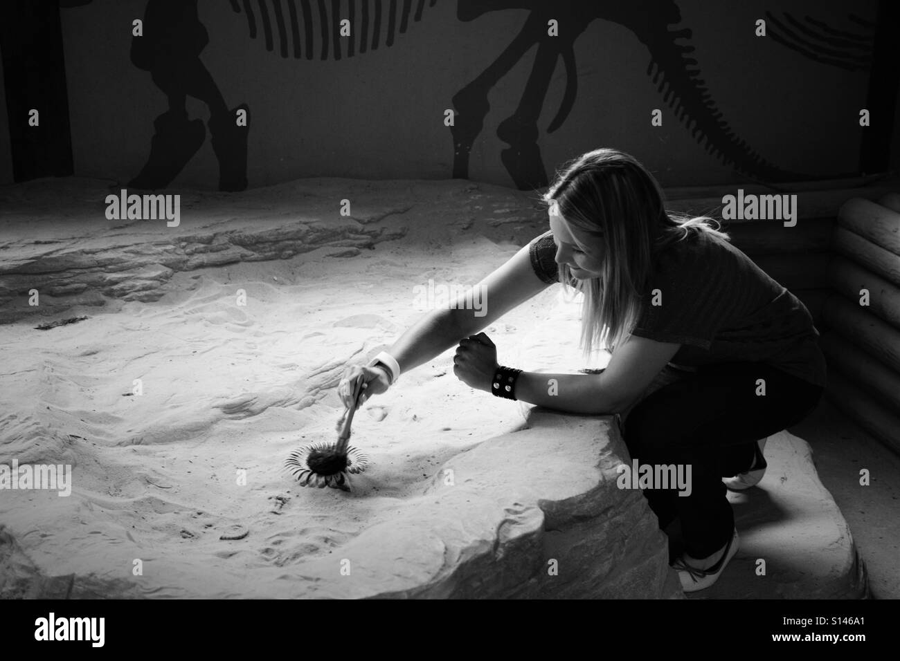 archaeologist Black and White Stock Photos & Images - Alamy