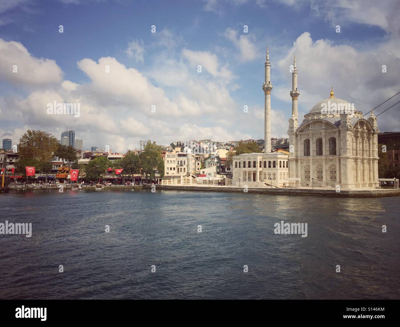 Ortakoy Area - Bosphorus View Stock Photo - Alamy