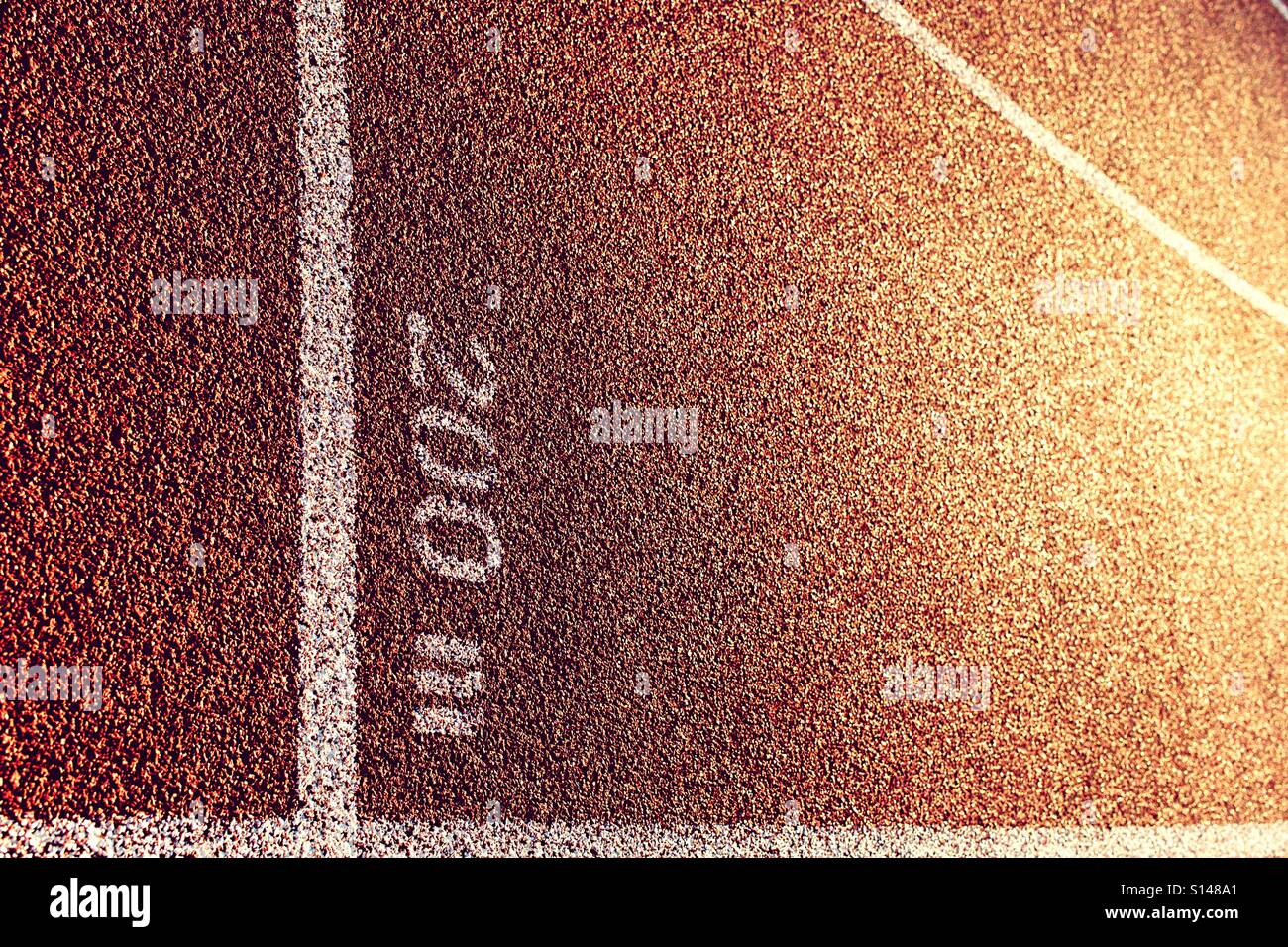 Running track hi-res stock photography and images - Alamy
