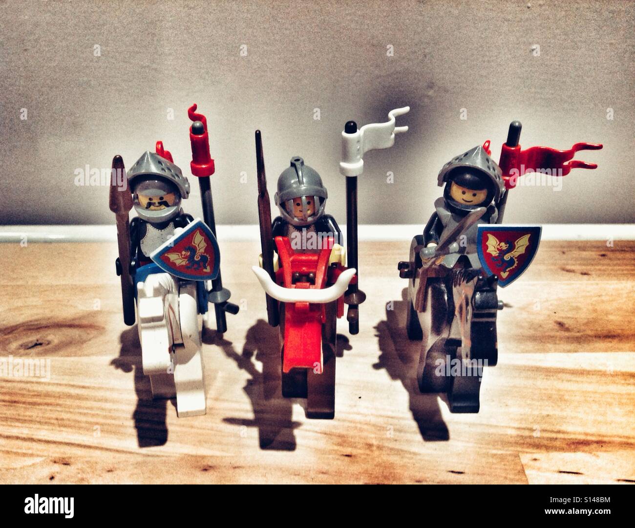 Retro Lego Knights Stock Photo - Alamy