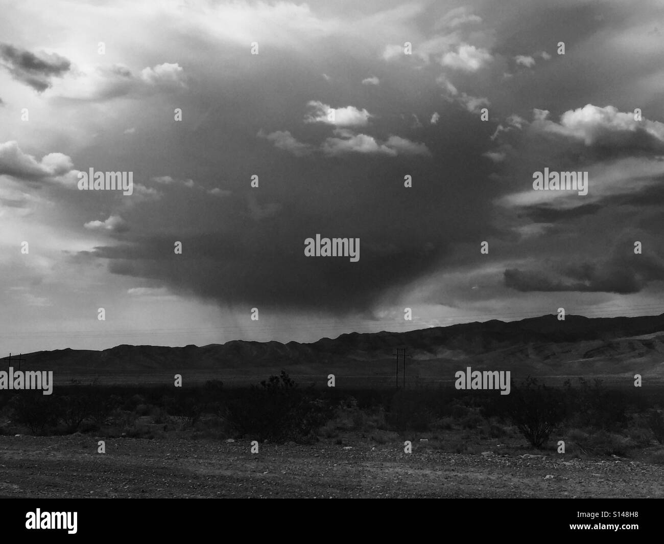 Rain storming Black and White Stock Photos & Images - Alamy