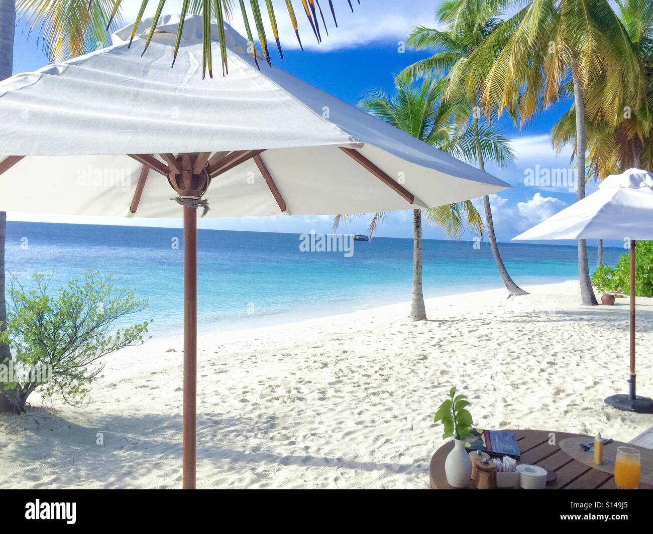 Breakfast on da Beach! Stock Photo - Alamy