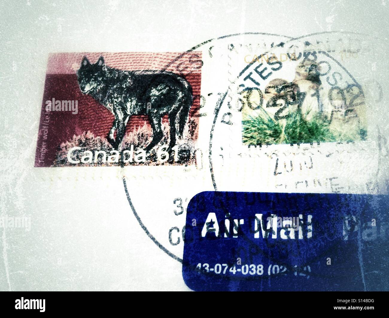 Canadian stamps hi-res stock photography and images - Alamy
