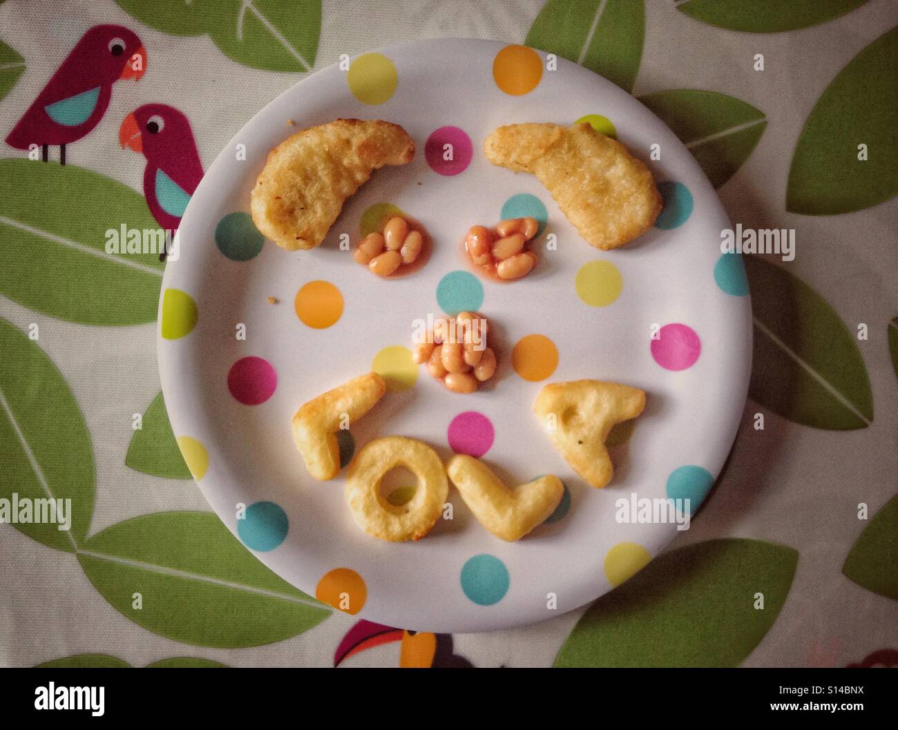 Food smiley face hi-res stock photography and images - Alamy