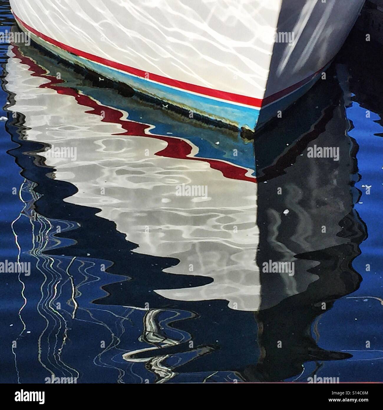 Abstract boat water reflection hi-res stock photography and images - Alamy