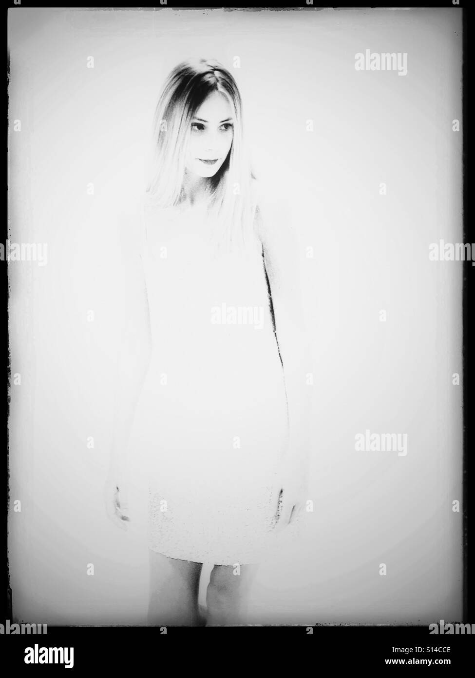 Girl modelling dress hi-res stock photography and images - Alamy