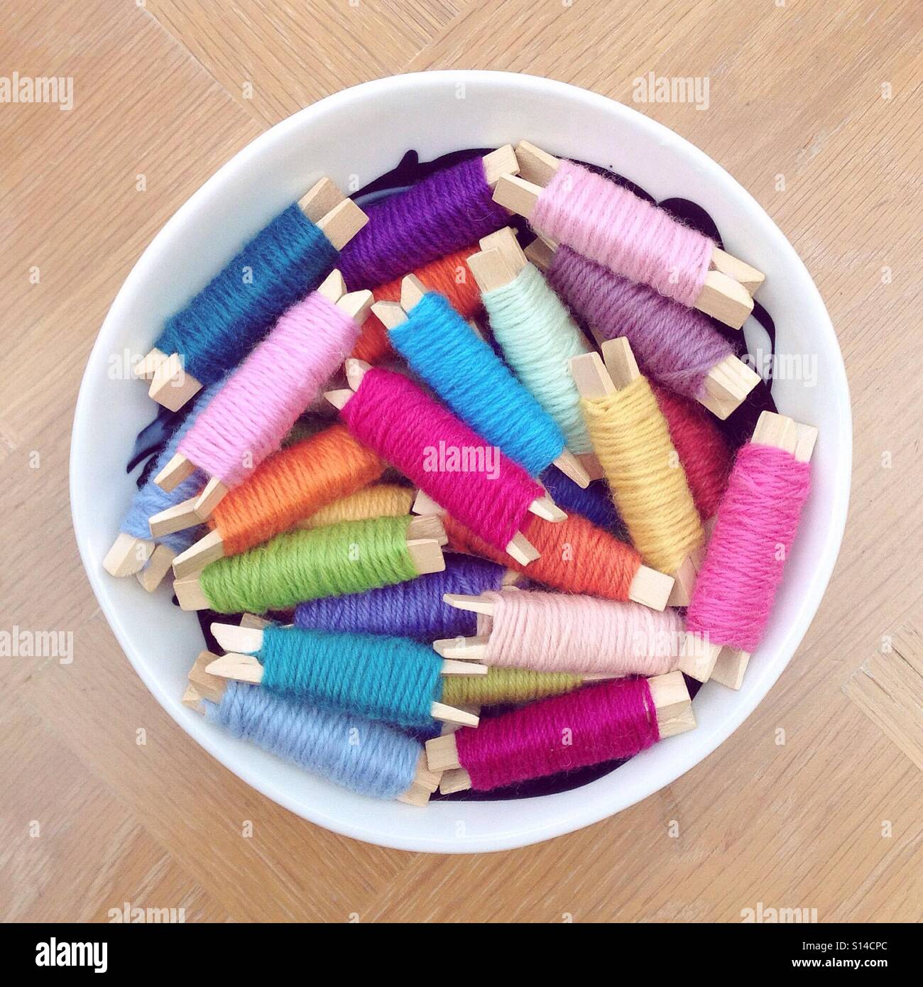 Yarn colour palette hi-res stock photography and images - Alamy