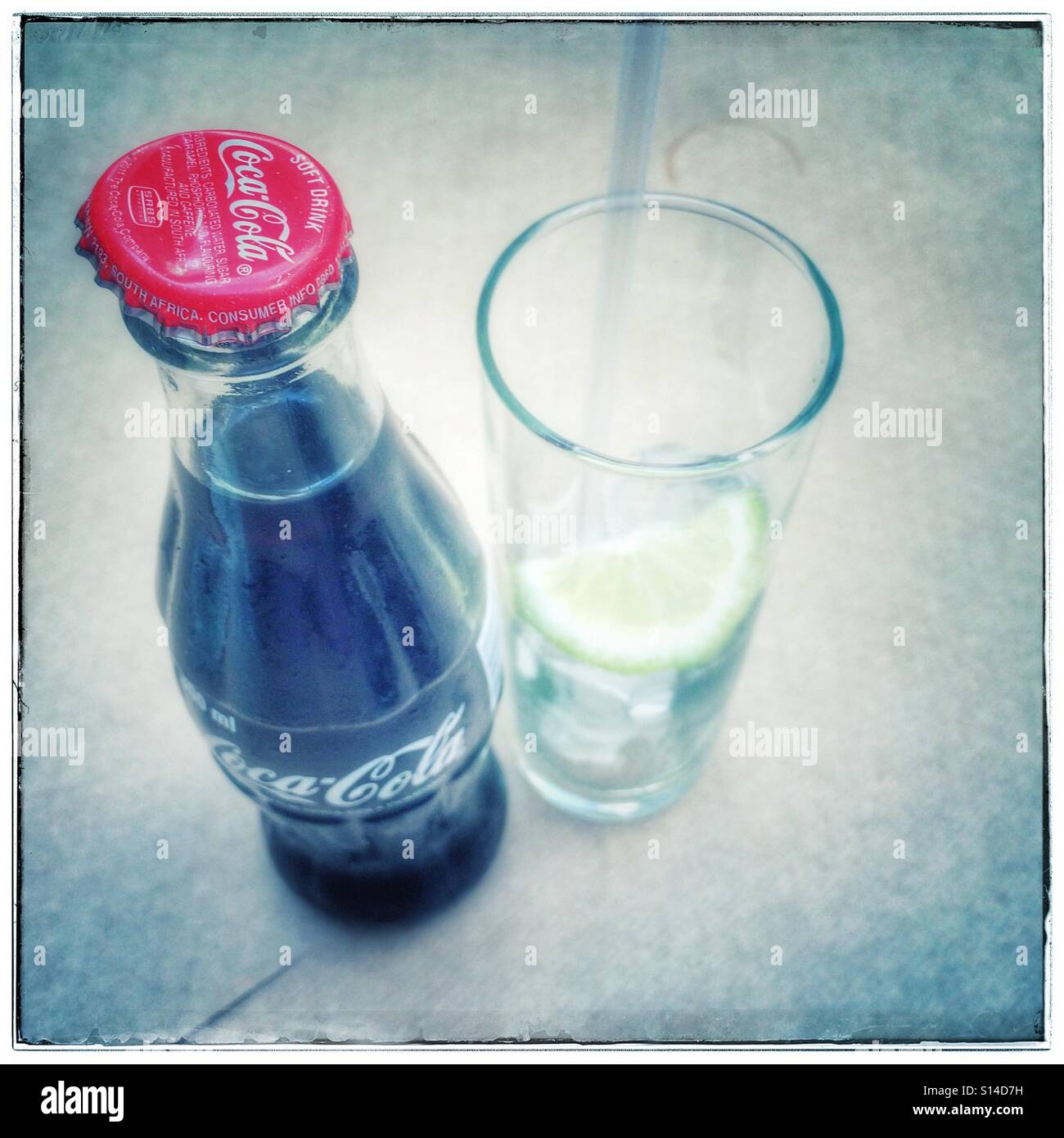 Bottle of coca-cola Stock Photo - Alamy