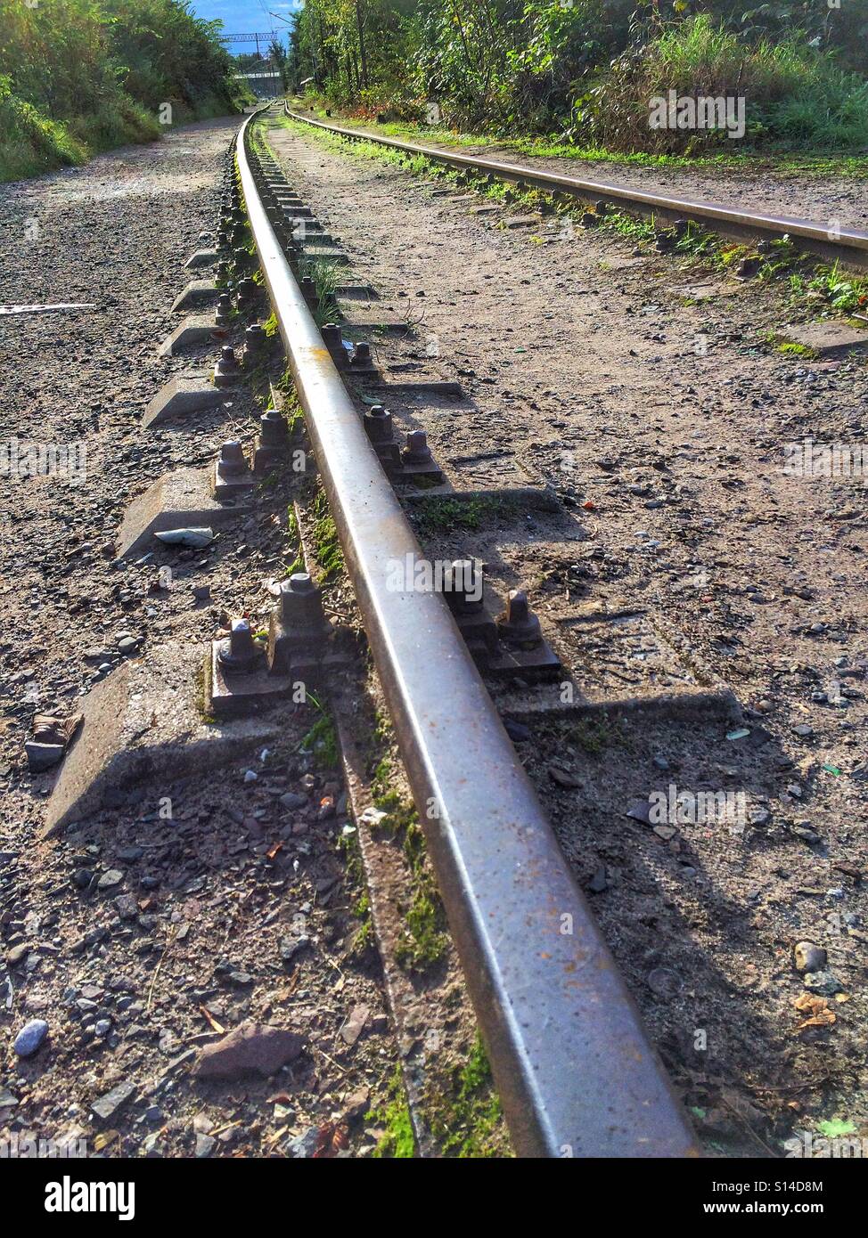 Empty rails hi-res stock photography and images - Alamy