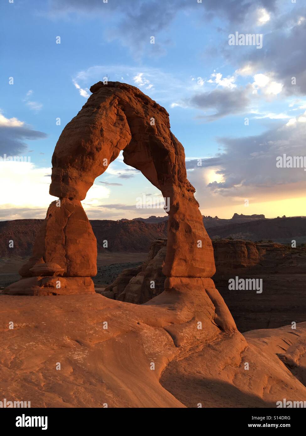 Arches national park sunset hi-res stock photography and images - Alamy