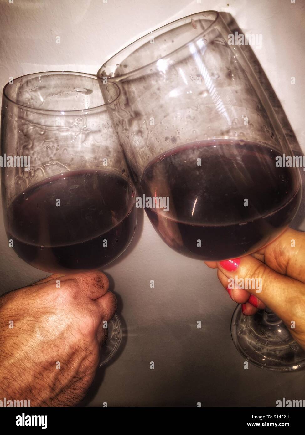 Toast salute bottoms up hi-res stock photography and images - Alamy