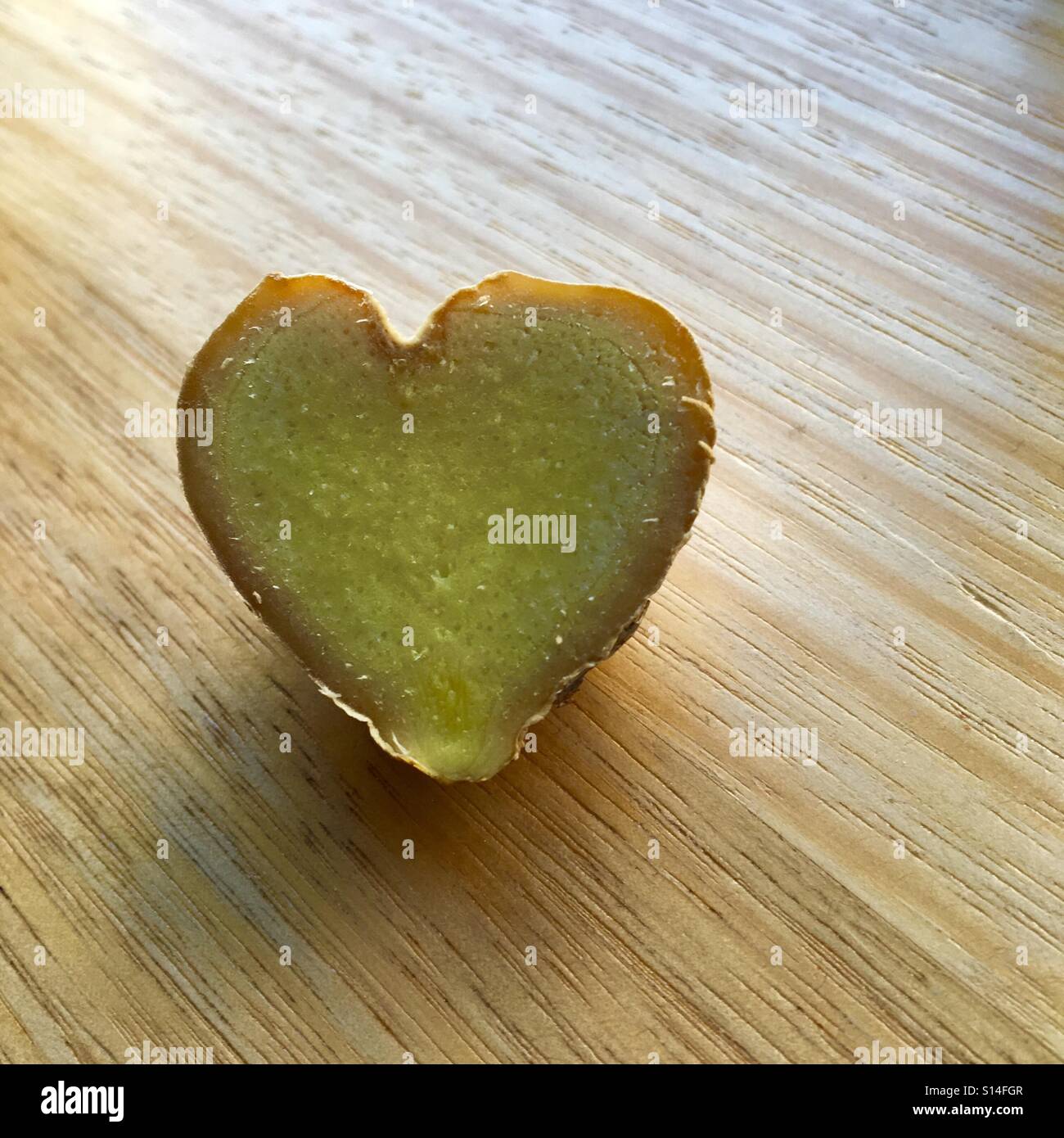 Heart shaped ginger Stock Photo - Alamy