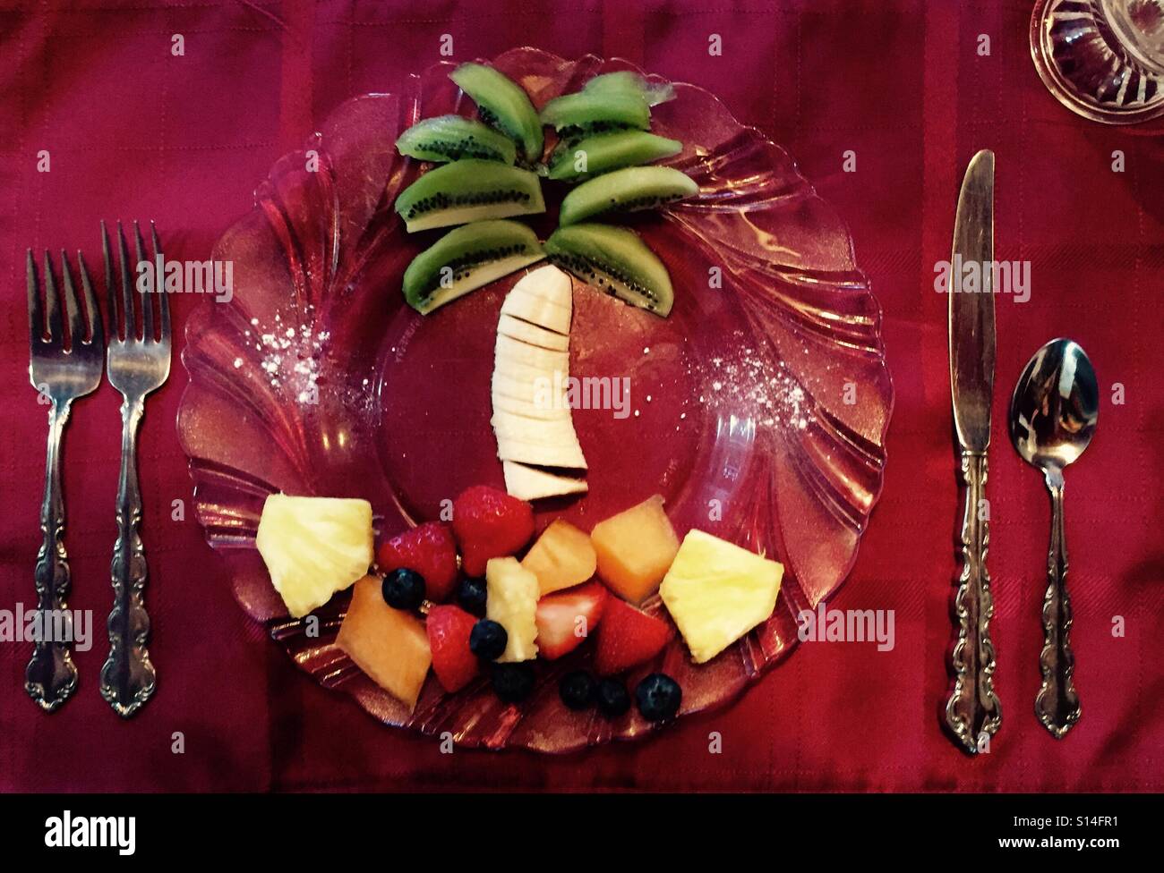 A picturesque fruit salad Stock Photo - Alamy