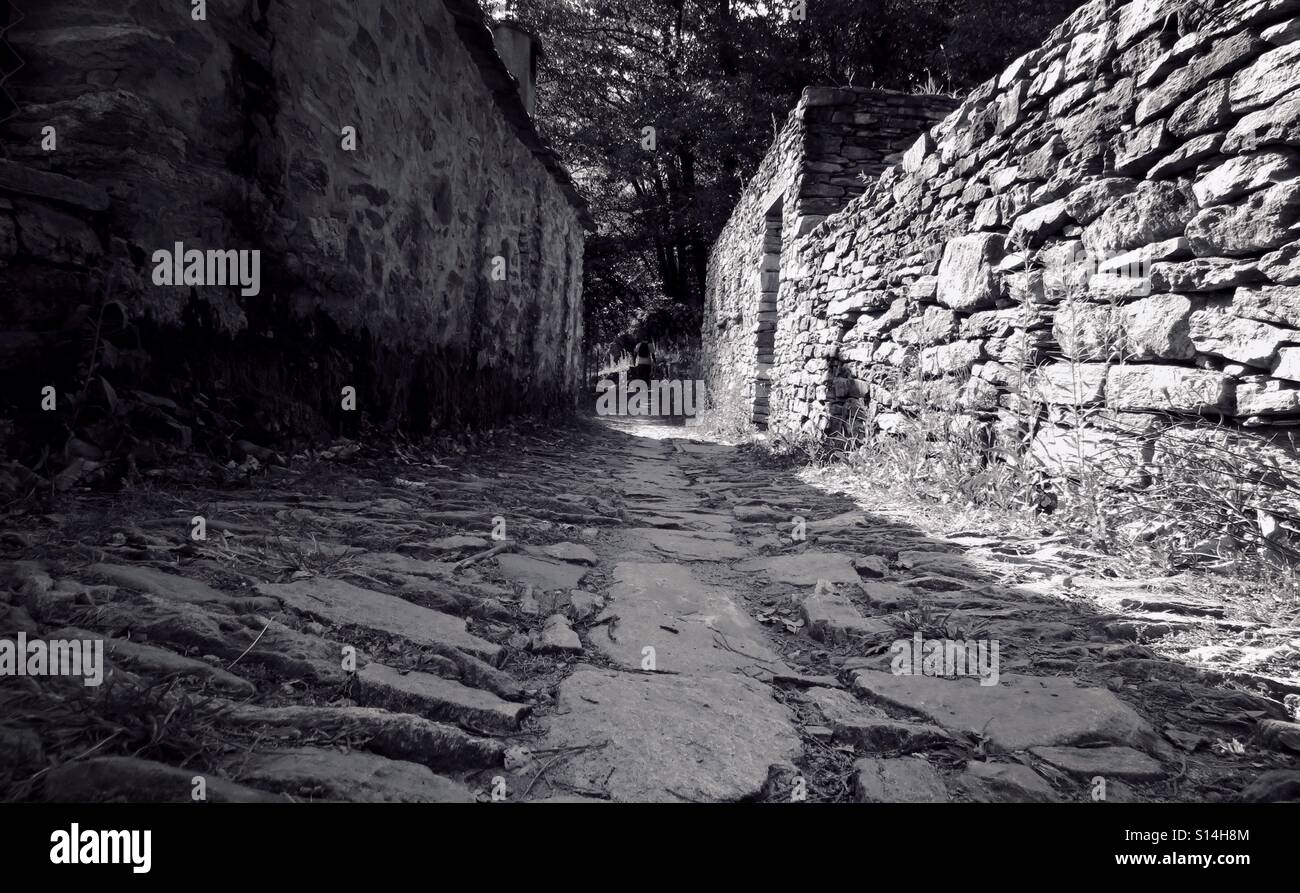 Old path in the mountain Stock Photo - Alamy