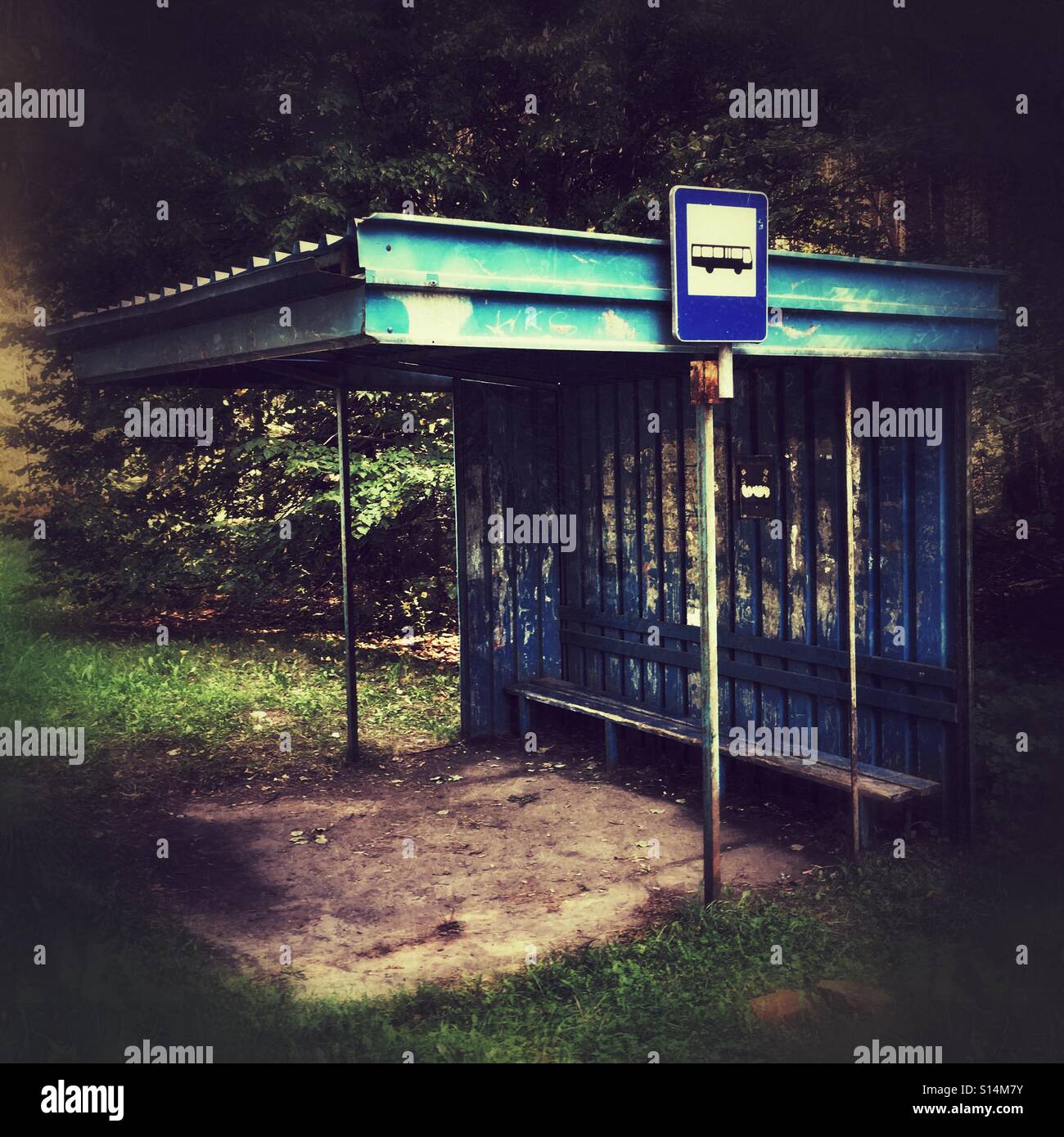 Old Bus Stop High Resolution Stock Photography and Images - Alamy