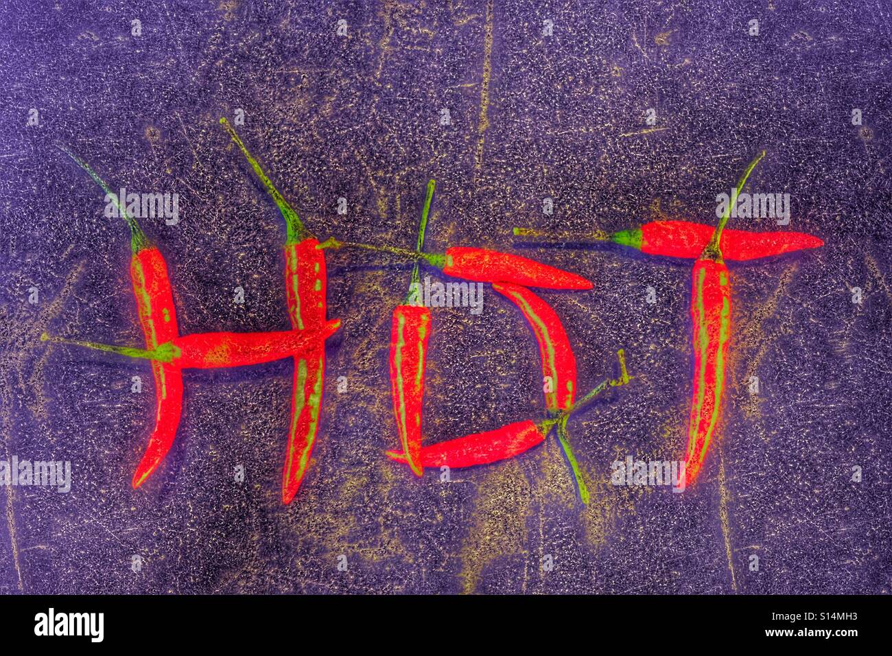 Chilli word hi-res stock photography and images - Alamy