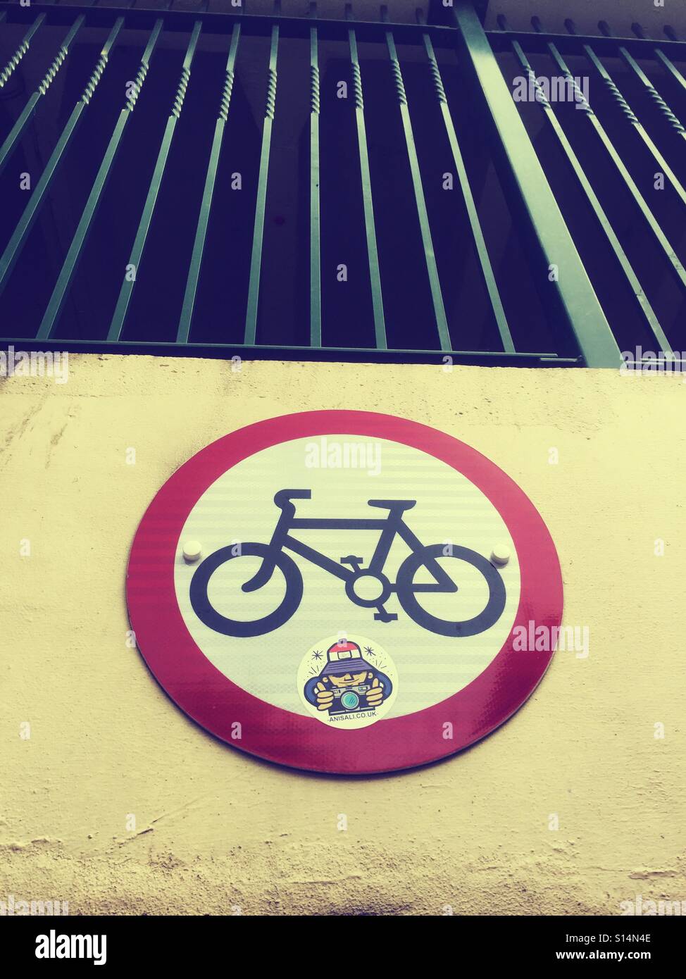 No cycles allowed hi-res stock photography and images - Alamy