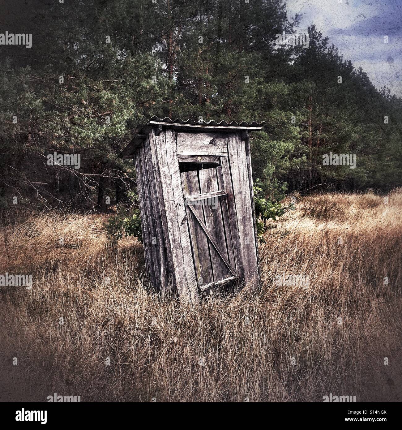 Wooden privy hi-res stock photography and images - Alamy