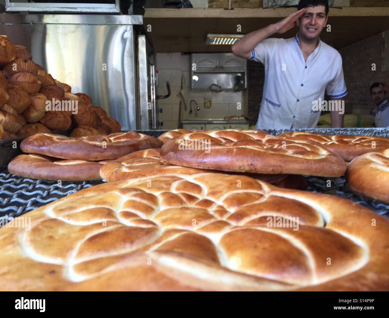 Happy bread man hi-res stock photography and images - Alamy
