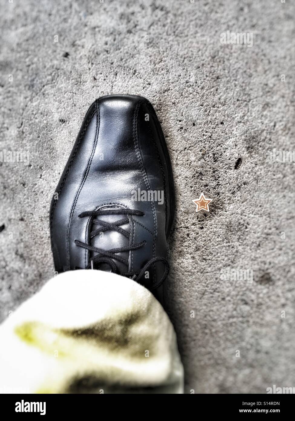 Shoe and star Stock Photo - Alamy