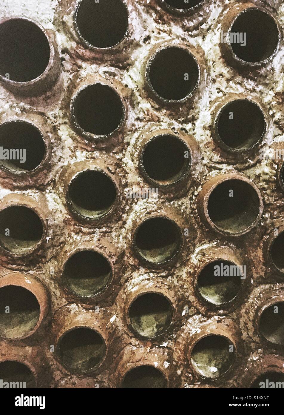 Tunnels in steel Stock Photo - Alamy