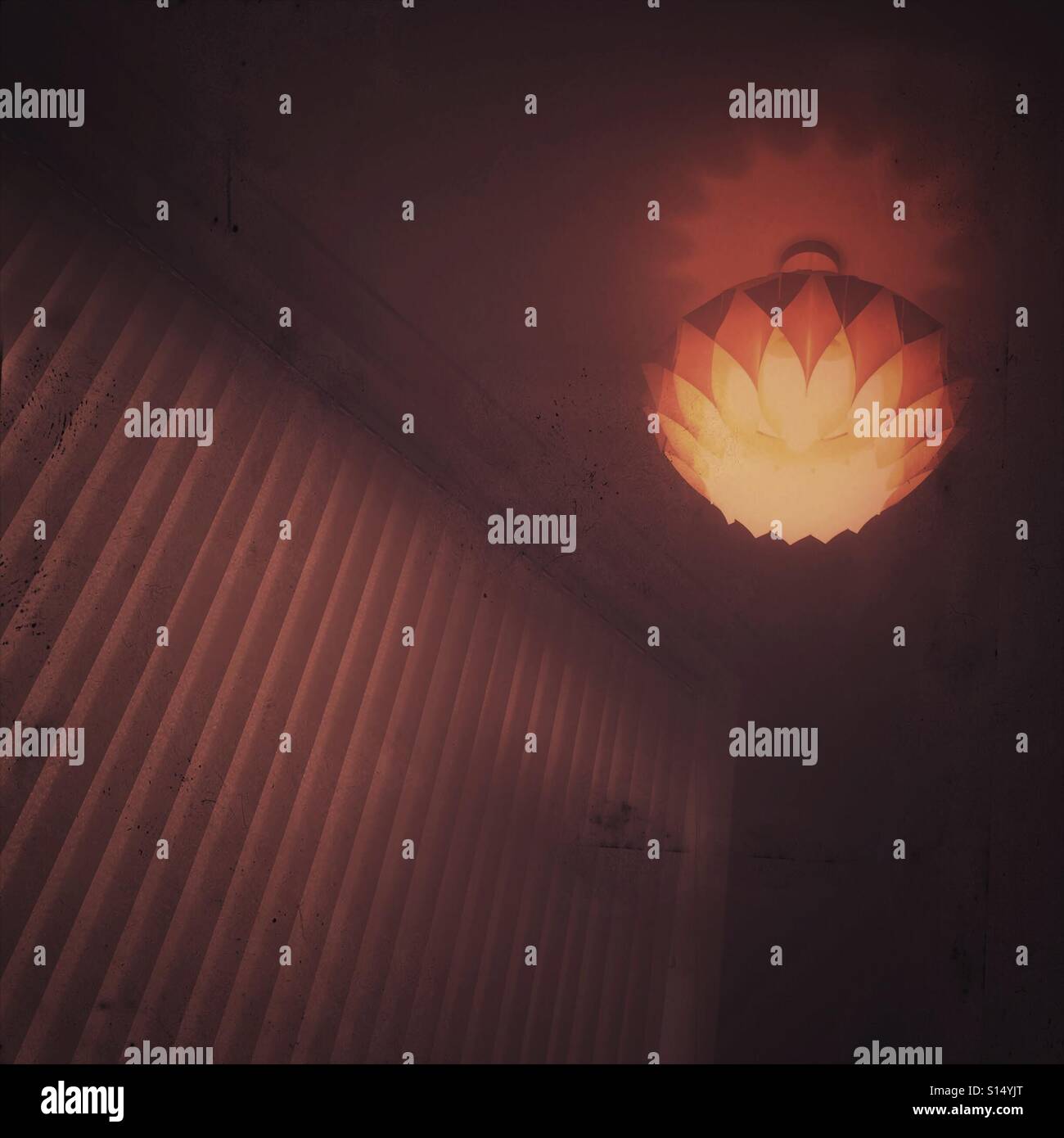 Retro ceiling light Stock Photo - Alamy