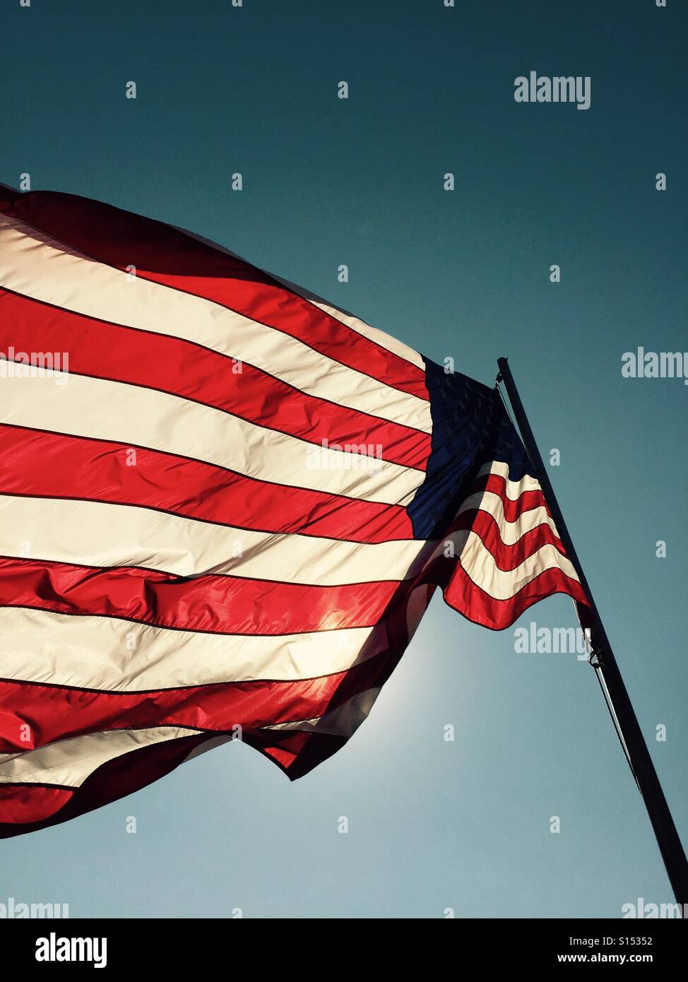Flag waving wave hi-res stock photography and images - Alamy