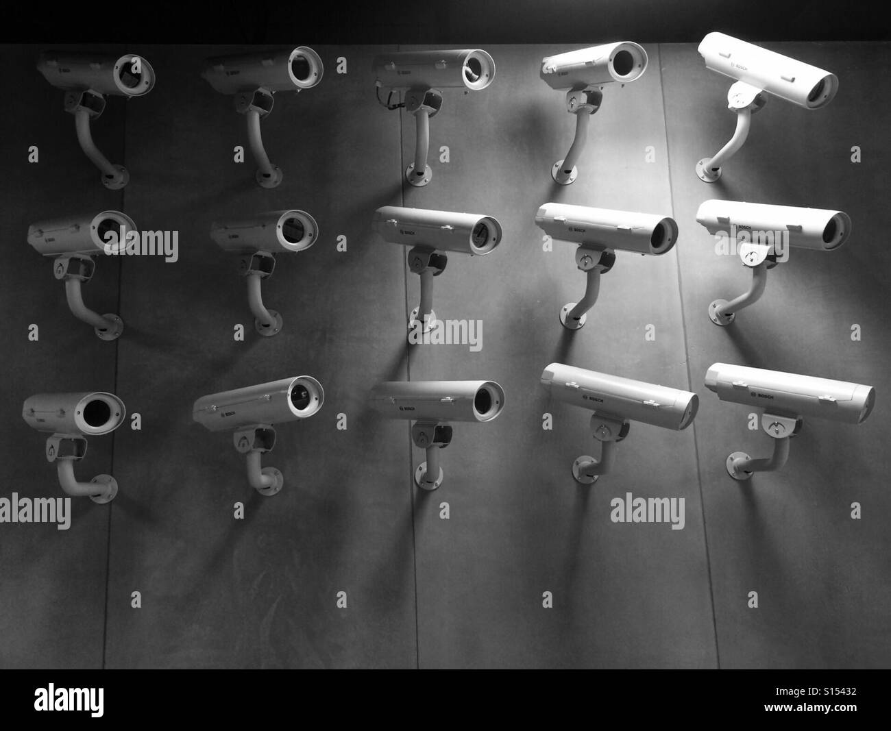 Surveillance cameras Black and White Stock Photos & Images - Alamy