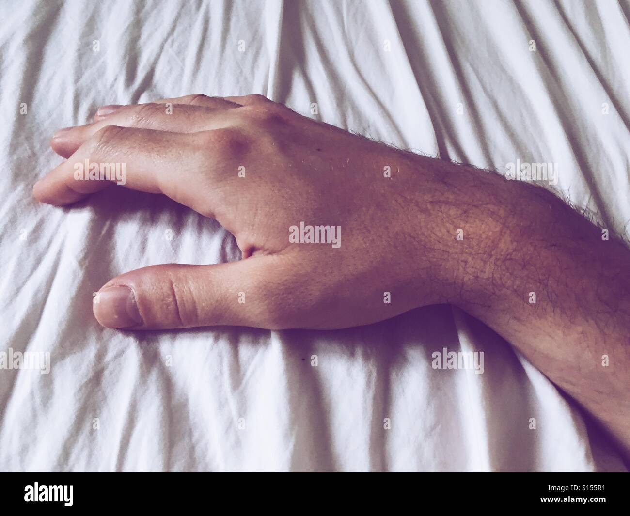 Relaxed hand hi-res stock photography and images - Alamy