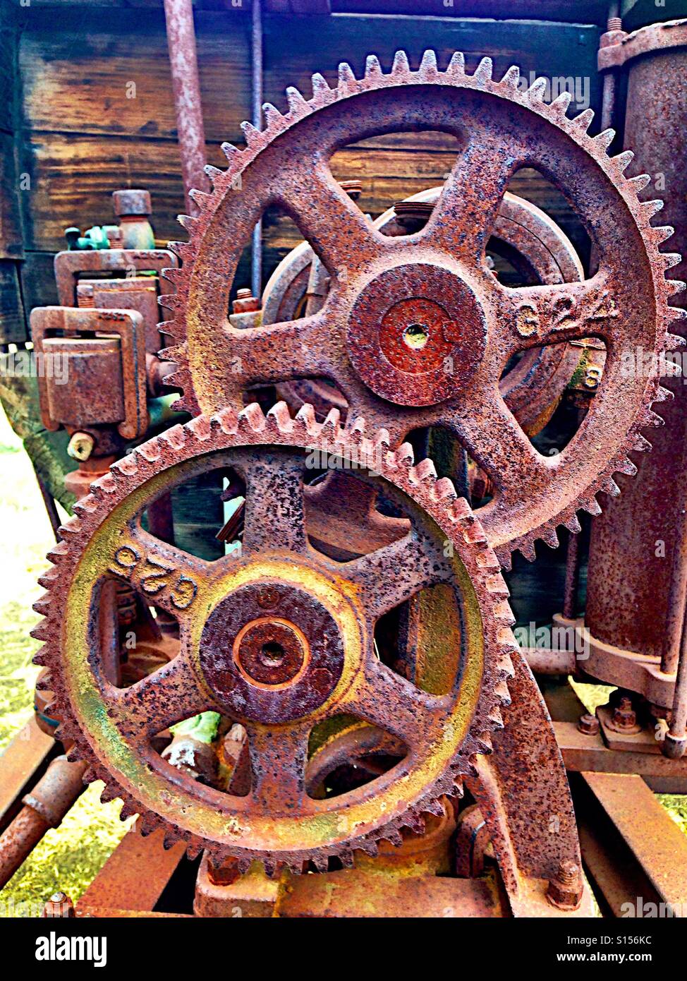 Old rusty gears Stock Photo - Alamy