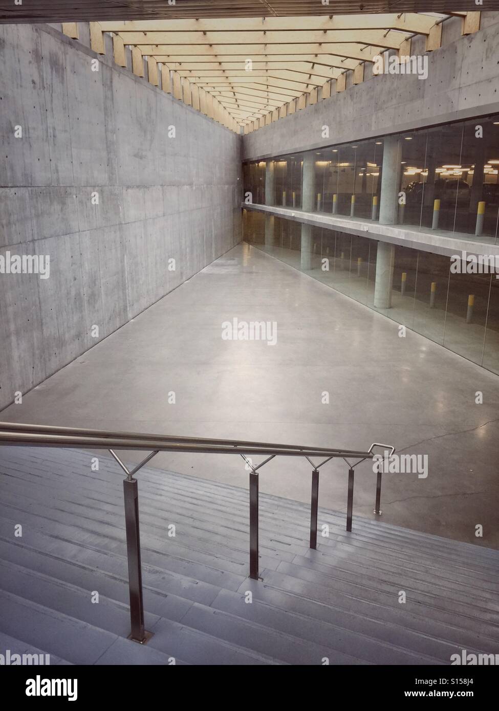 Parking garage stairs hi-res stock photography and images - Alamy