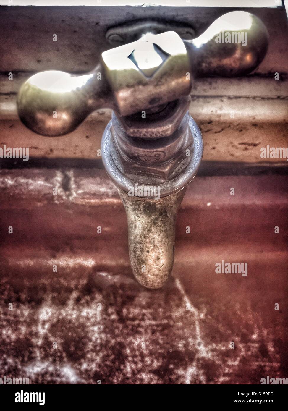 Old taps hi-res stock photography and images - Alamy